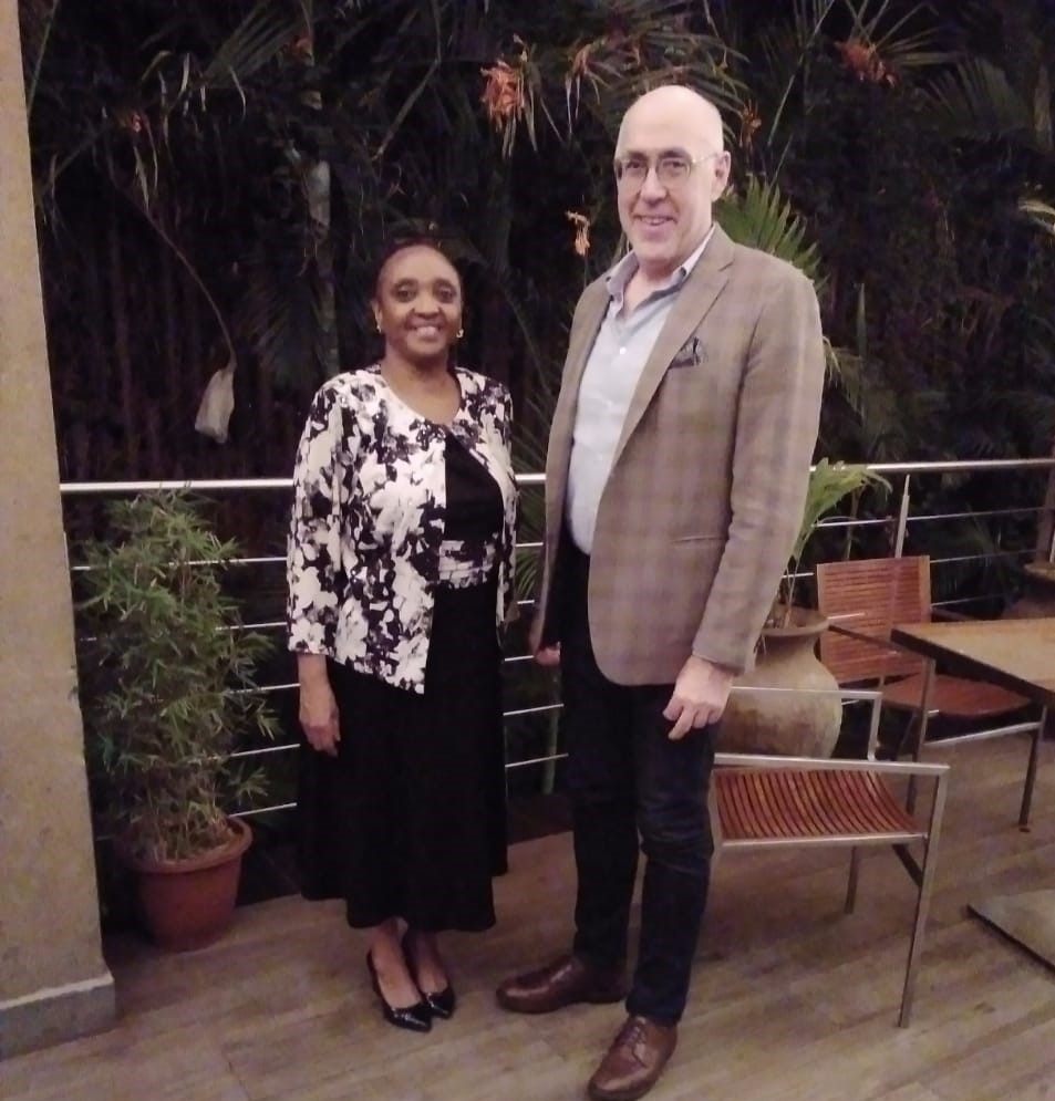 Dr Kihara Anne Beatrice meets Dr Jeff Smith Deputy Director of ...